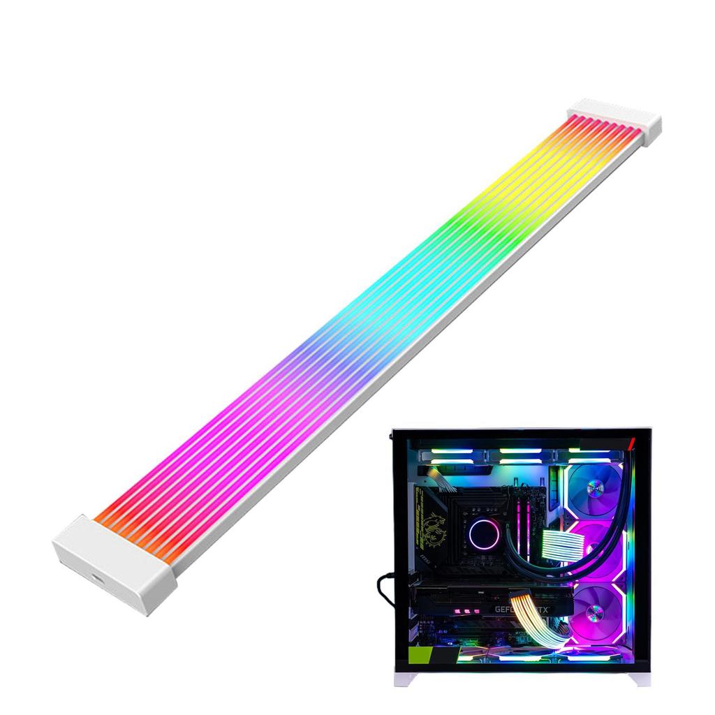 Satın alın RGB PSU Cables|Power Supply PSU Sleeved Extension Cable|24 ...