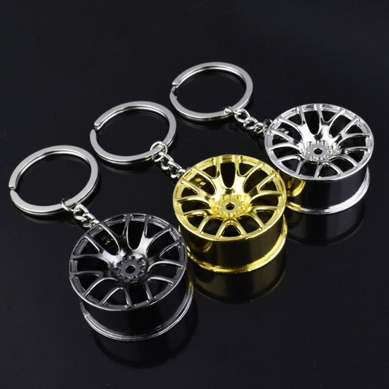 Buy Portable Keychain Ring Keyring Keyfob Pendant Spinning Turbo ...