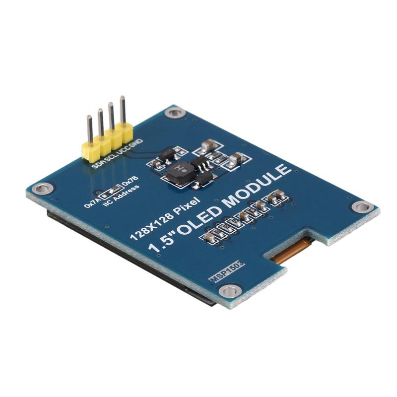 Buy 1.5 Inch Oled Display Module 128X128 16 Gray Scale Spi/I2C ...