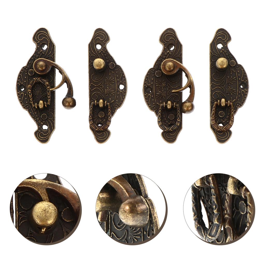 House2 Pcs Vintage Durable Retro Multipurpose Furniture Wooden Box ...