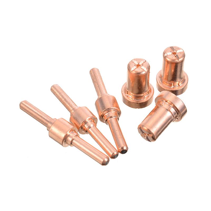 Cheap Yuanshu 60pcsRed Copper Extended Long Plasma Cutter Tip ...