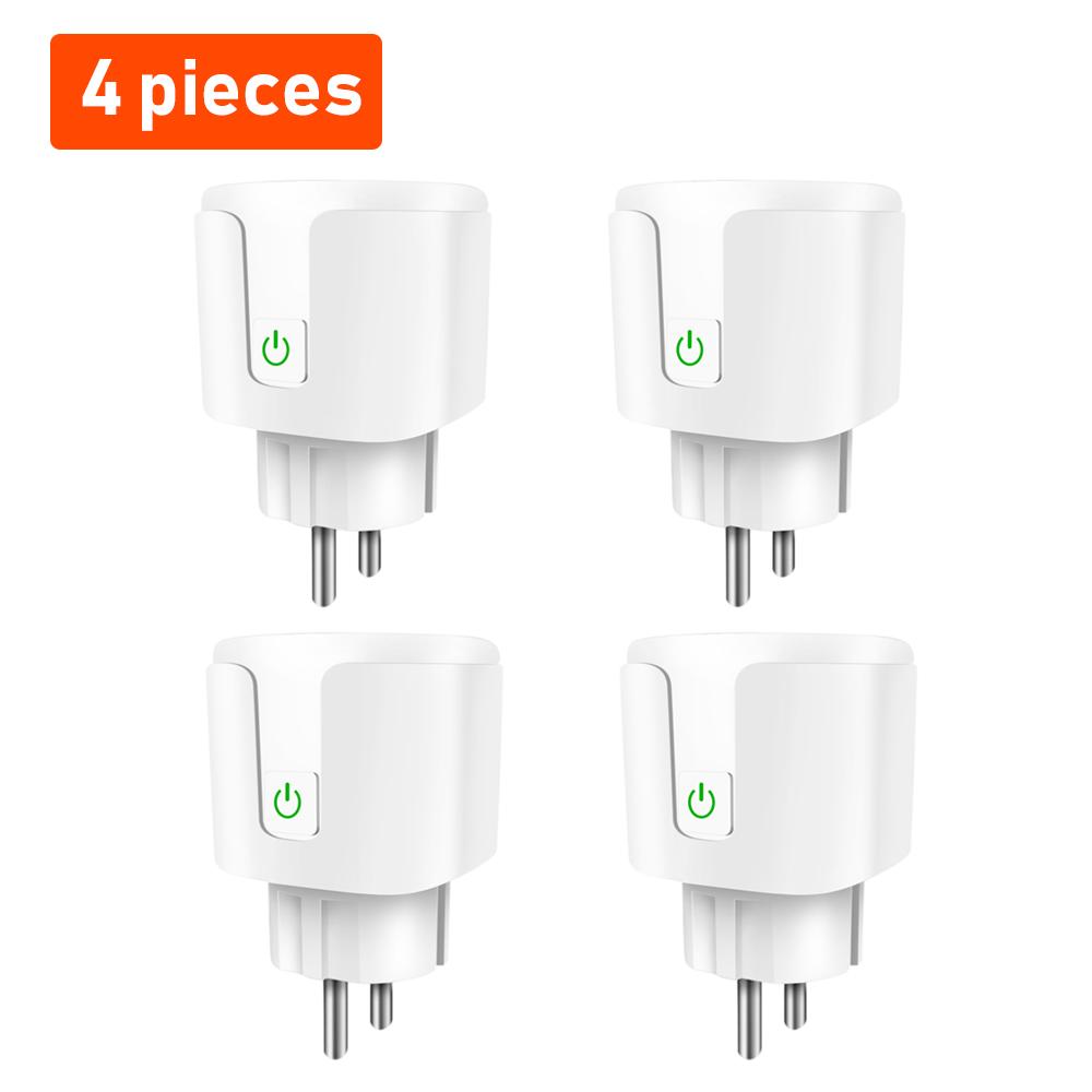 Cheap Corui Tuya Smart Wifi Power Plug Eu 20a With Power Monitor Timing ...