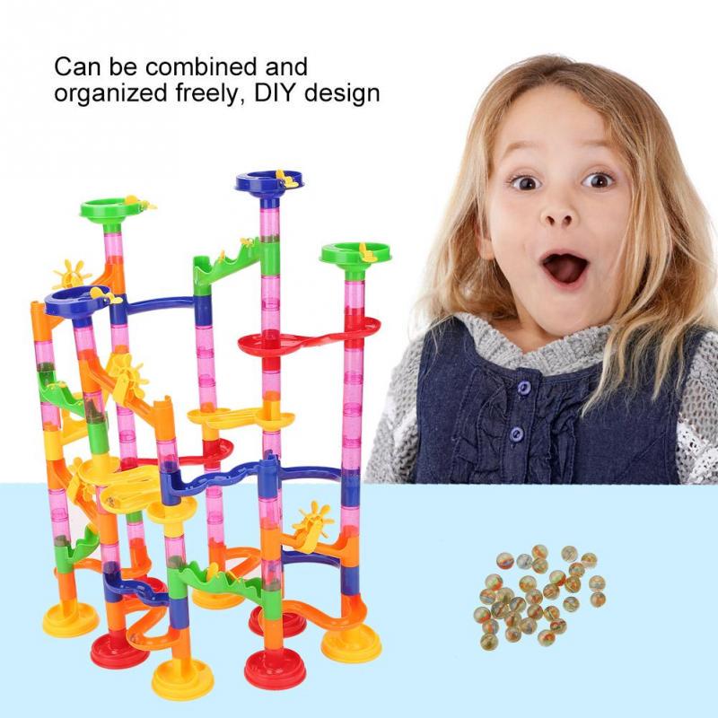Plastic Pathway Brick Toy with Rolling Balls for Kid Child Learning ...