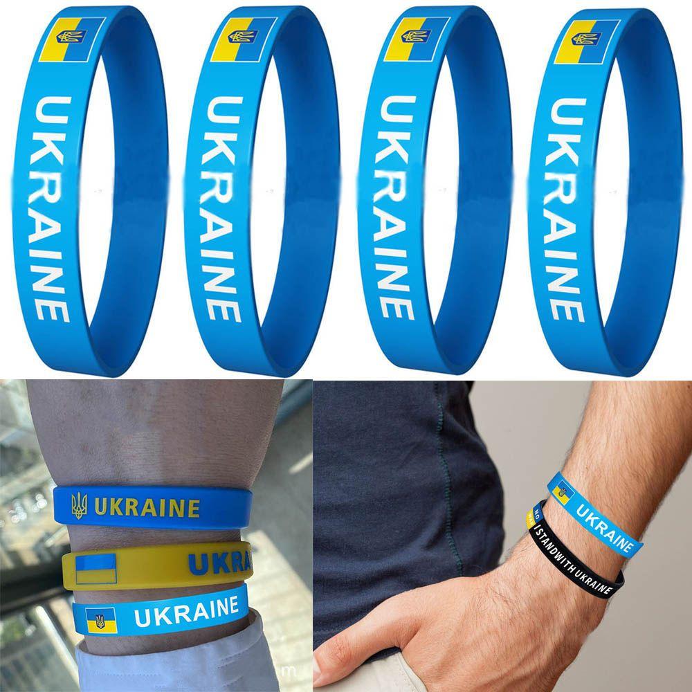 Satın alın Sports Silicone Bracelet Wristband Support Ukraine Ukraine ...