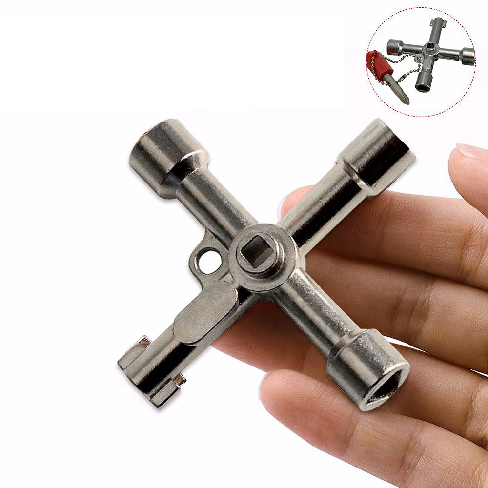 Buy Multifunction 4 Ways Universal Wrench Key Plumber Keys For Gas ...