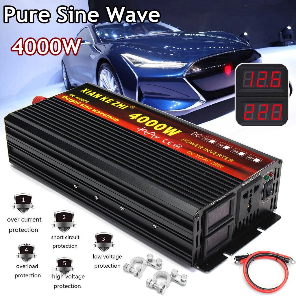 Buy Pure Sine Wave Inverter 12v/24V Power Inverter 4000w 5000w 3000W ...