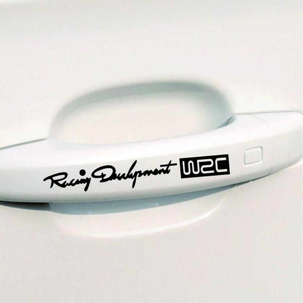 Buy Car Door Handle Stickers And Decals Reflective Rally Car at ...