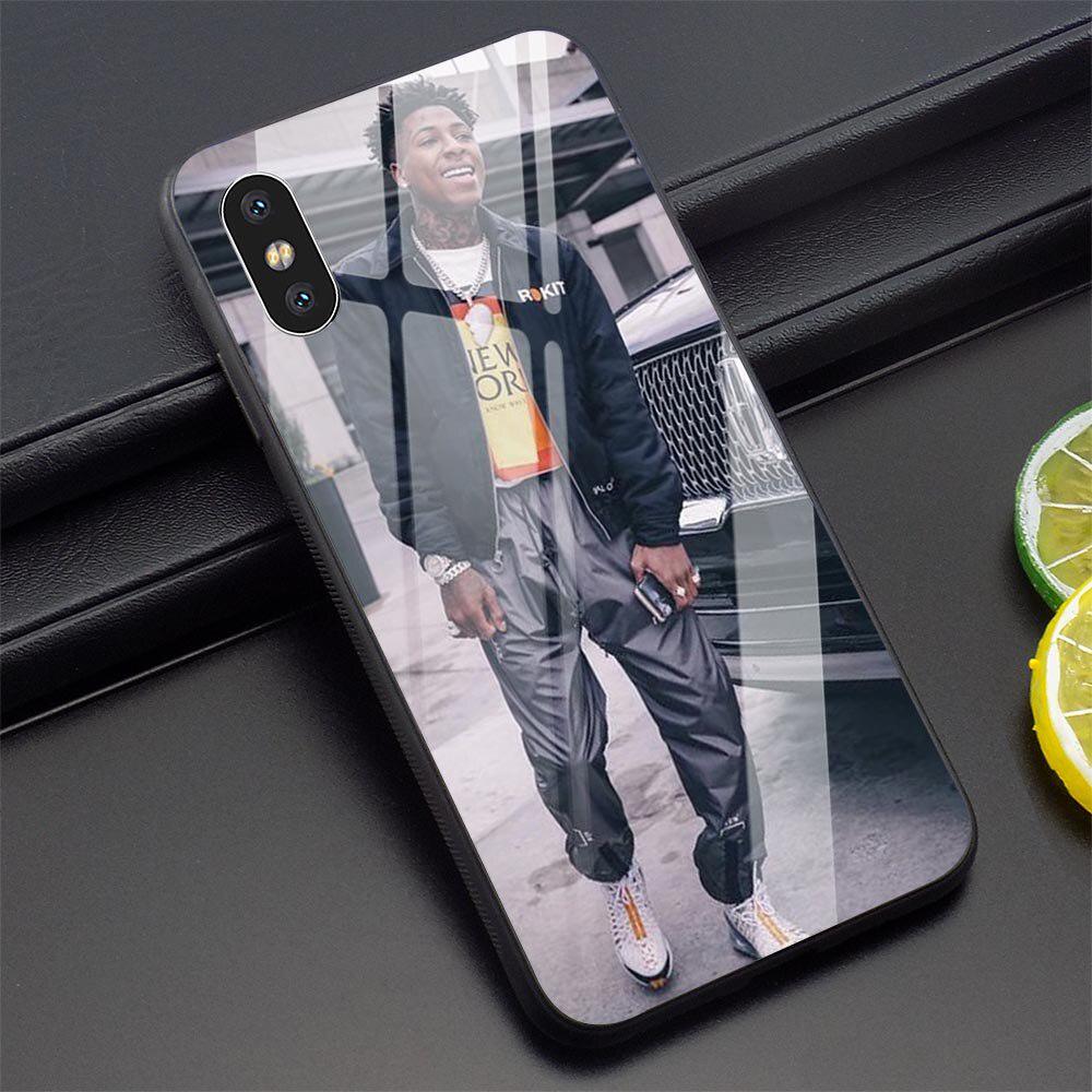 Buy Youngboy Nba Tempered Glass Phone Case for iPhone X Xs XR 11 Pro ...