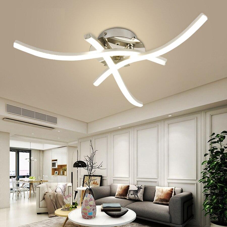 Buy Trigeminal Ceiling Lamp Wave Chandelier Novelty Modern LED Ceiling ...