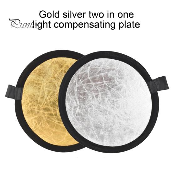 For Studio Reflective Board 2 in 1 Collapsible Round 30cm Photography ...