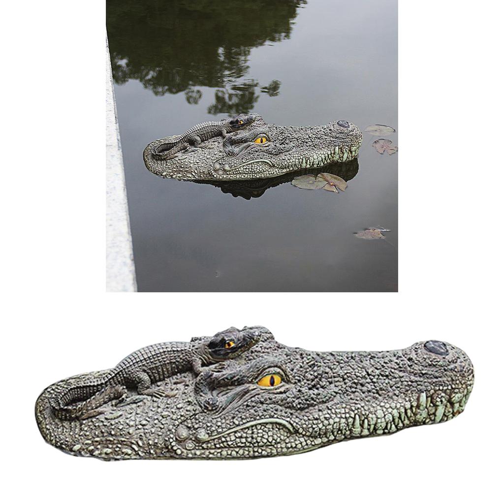 Buy Floating Crocodile Decoy for Pool, Pond, Garden and Patio ...
