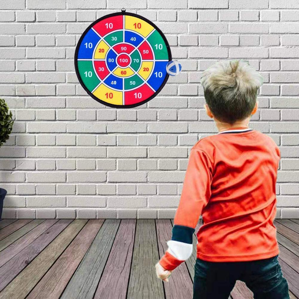 Buy (infant) Children Darts Board Single-sided Dartboard with 8 Balls ...
