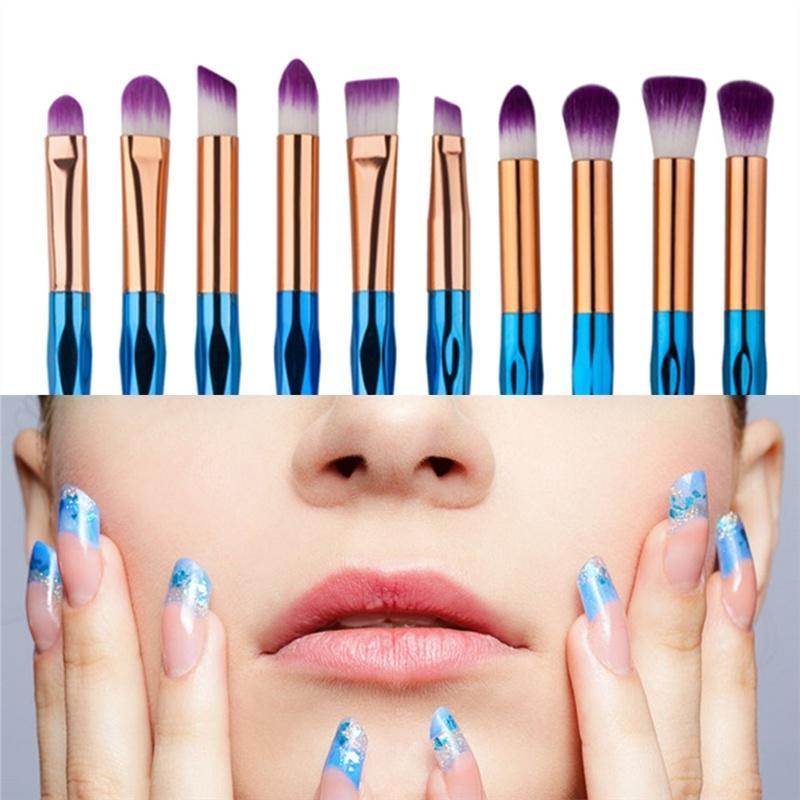 10pcs Augenpinsel Kosmetische Pinsel Set Make Up Pinsel Beauty Tools ...