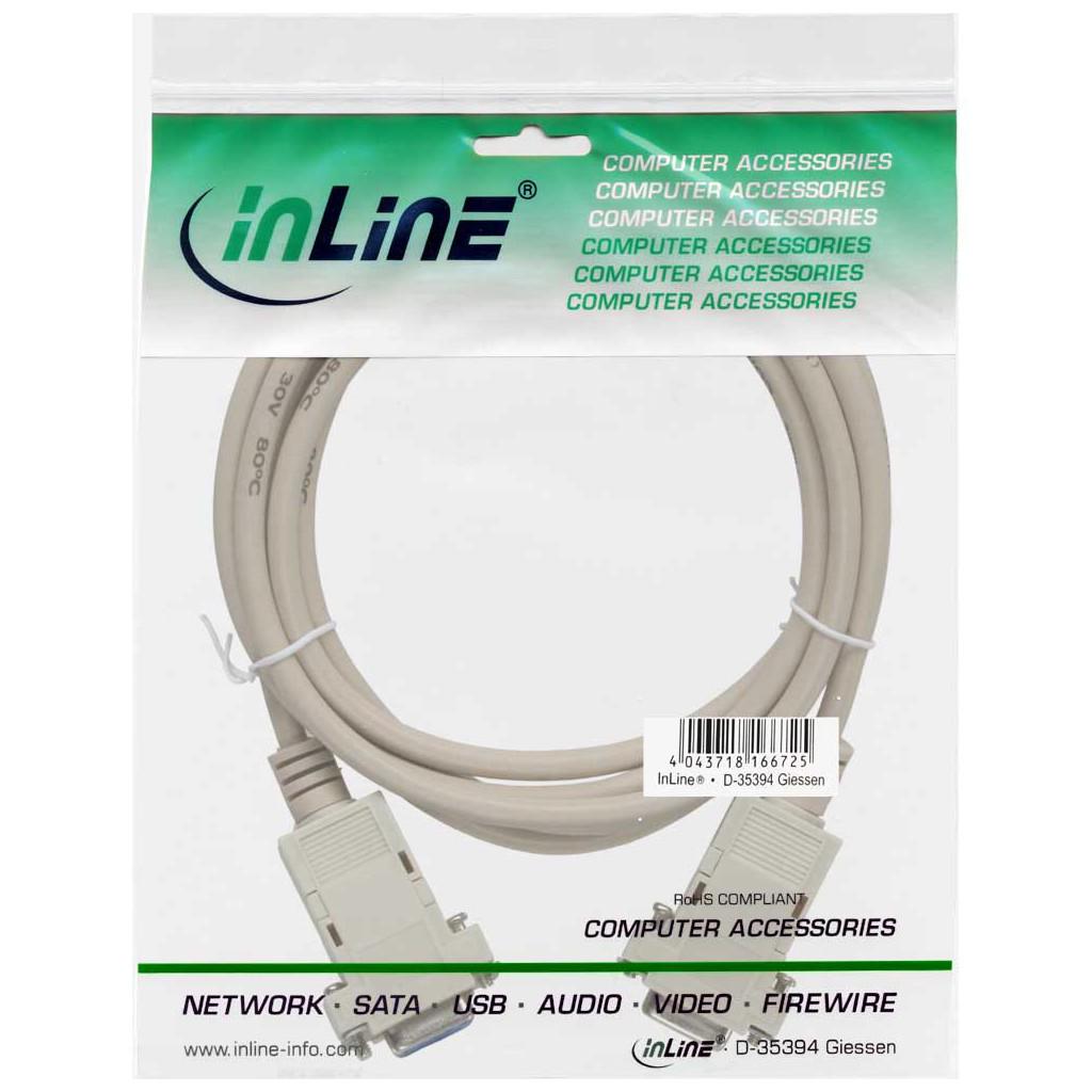 Buy Null Modem Cable, InLine®, 9 Pin Female/female 2m at affordable ...