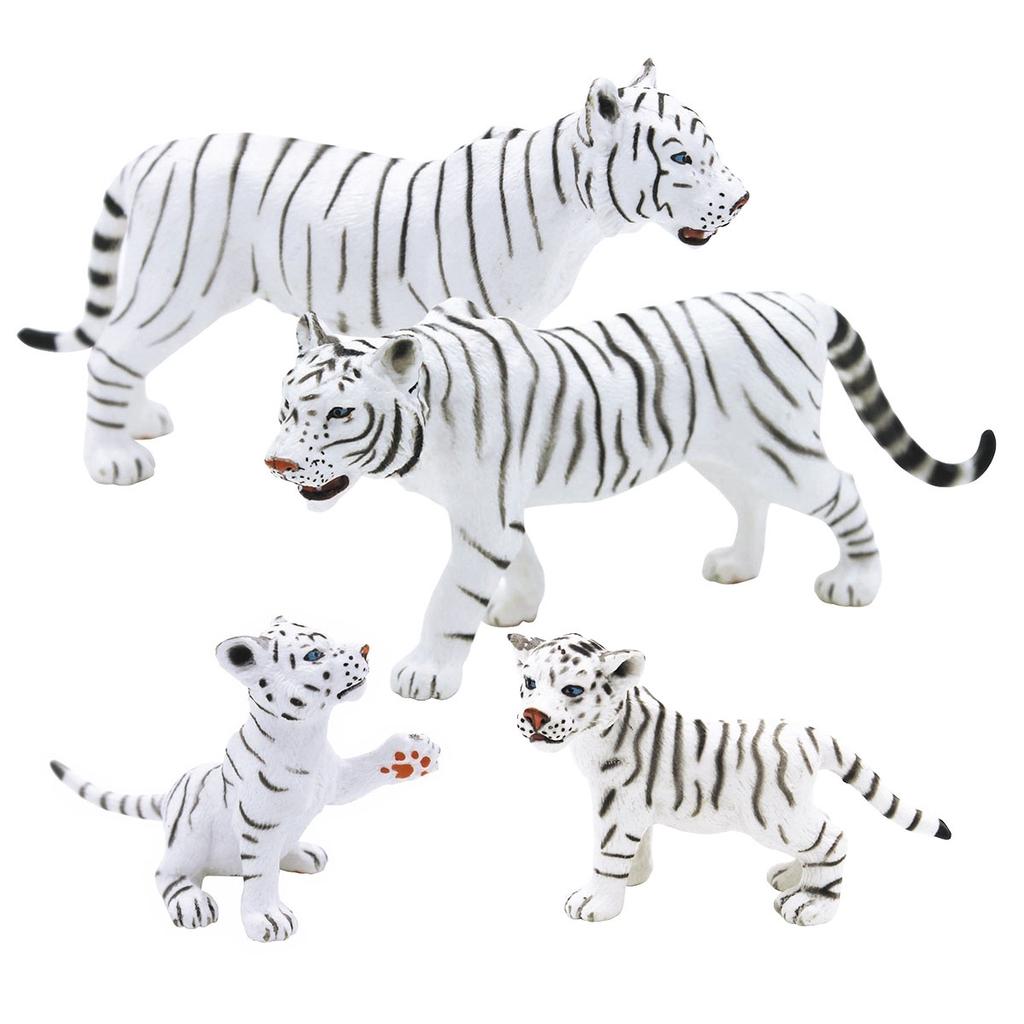 Buy Wild Animals Box Set of 4 White Tigers at affordable prices — free ...