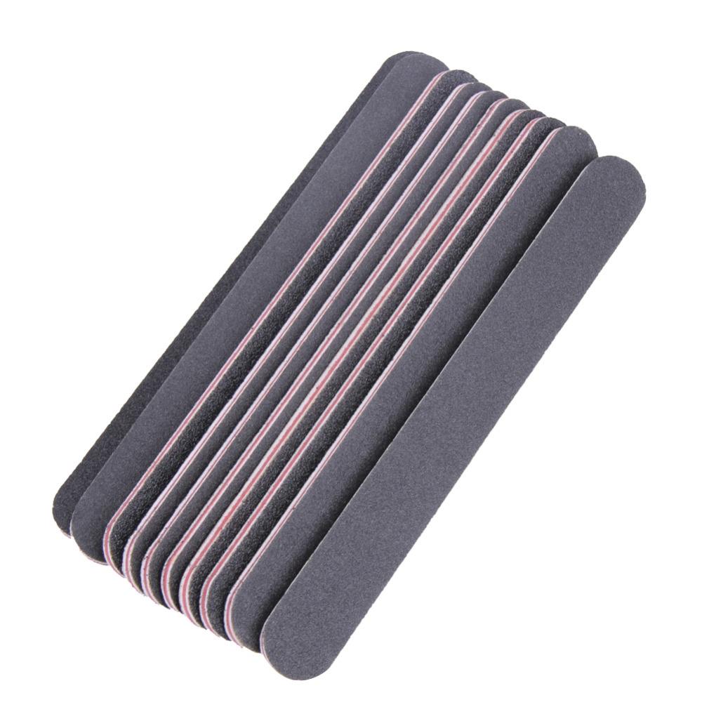 10Pcs Professional Thick Sandpaper Nail Files Sanding Nail Buffer Salon ...