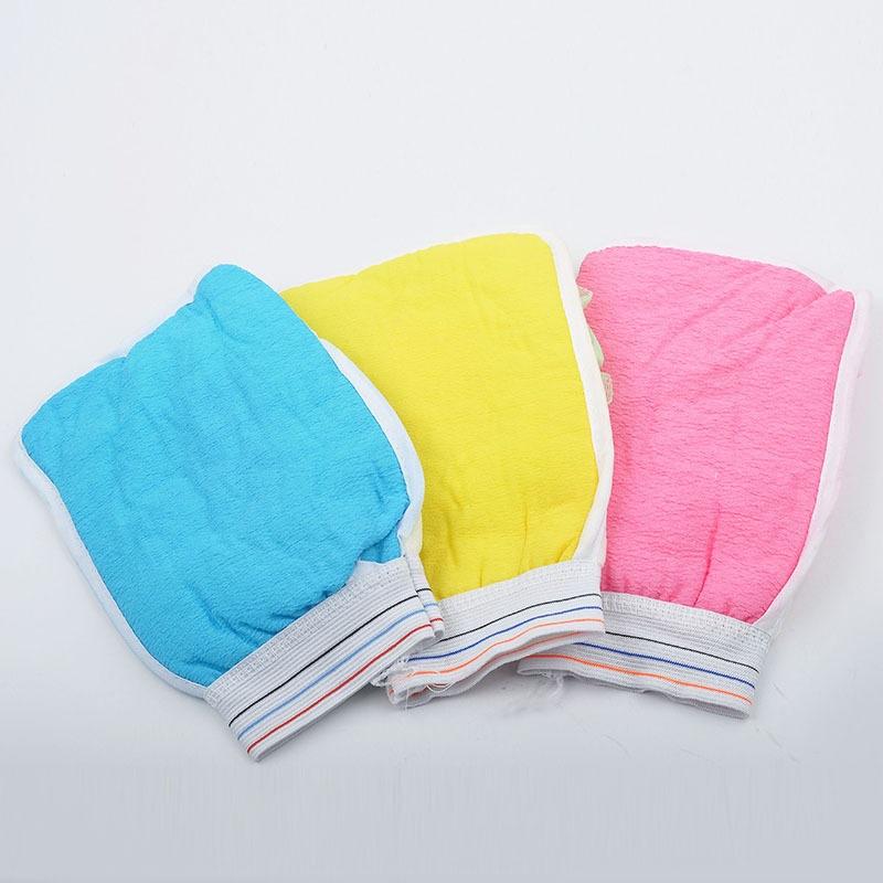 Bath Scrub Glove Shower Mitten Body Exfoliating Cloth Sponge Puff ...