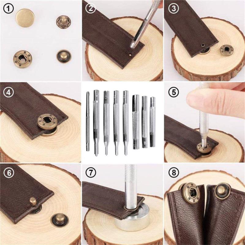 Buy Metal Snap Button + Button Installation Tool Set Combination ...