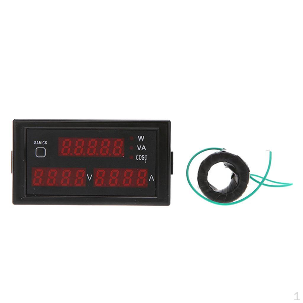 Buy - 100A Multifunctional DIN Rail Digital Voltage Power Ammeter ...