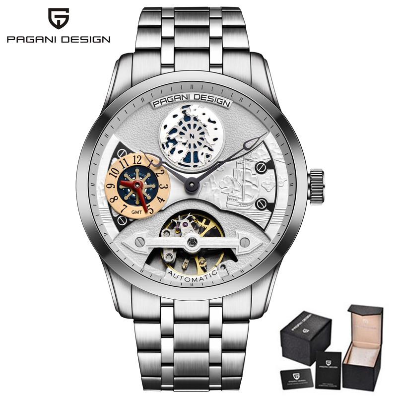 Buy Luxury Men Mechanical Watches Waterproof Automatic Watch Men Clock ...