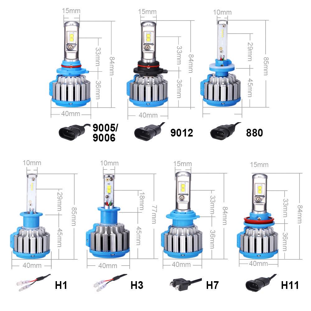 Buy Car Headlight H1 H3/ 880(881/H27) H7 H11(H8/H9) /9005 (H10/HB3)/ 9006(HB4) /9012 H4 H13 9004 ...