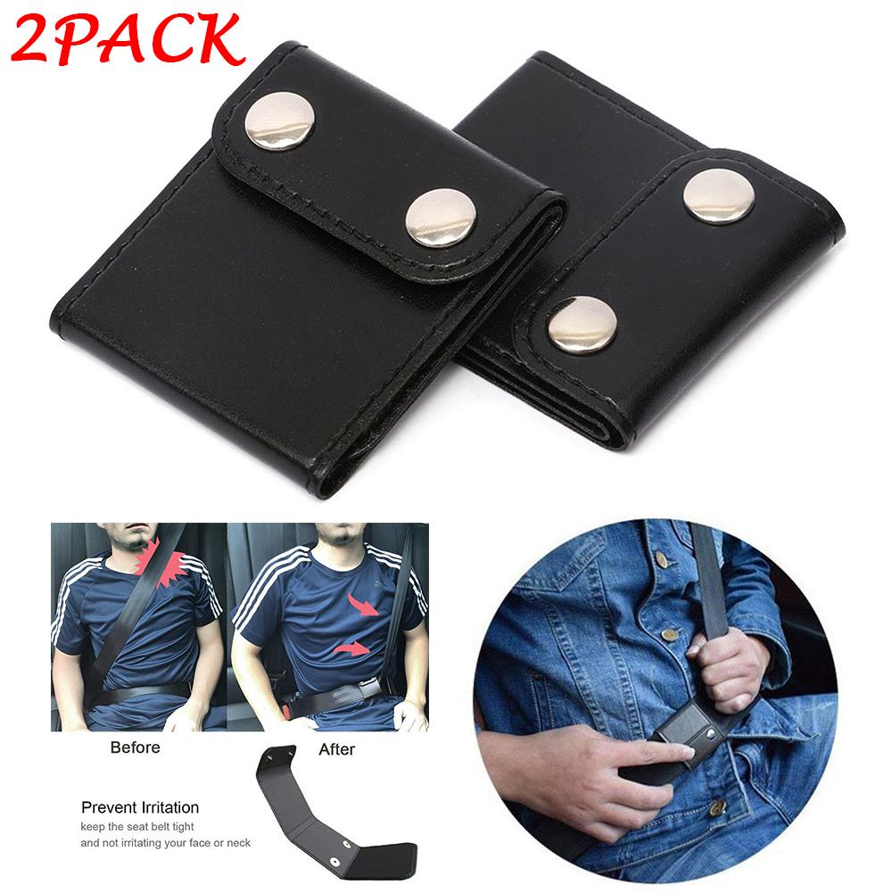 2Pack Car Seatbelt Adjuster Extender Strap Positioner Locking Clip ...