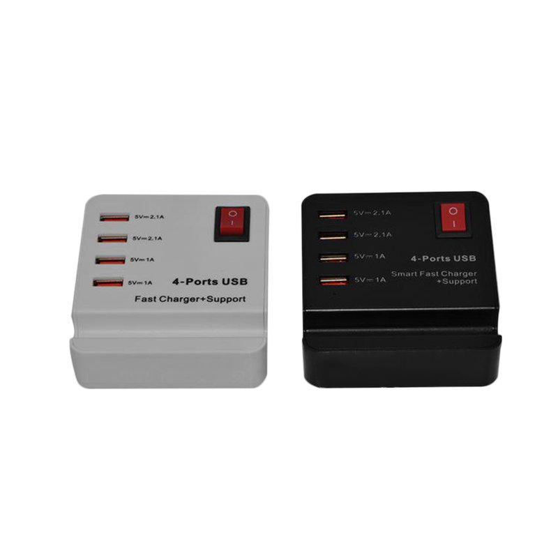 Buy Portable 4 USB Digital Charger Desktop Charger with Charging Cradle ...