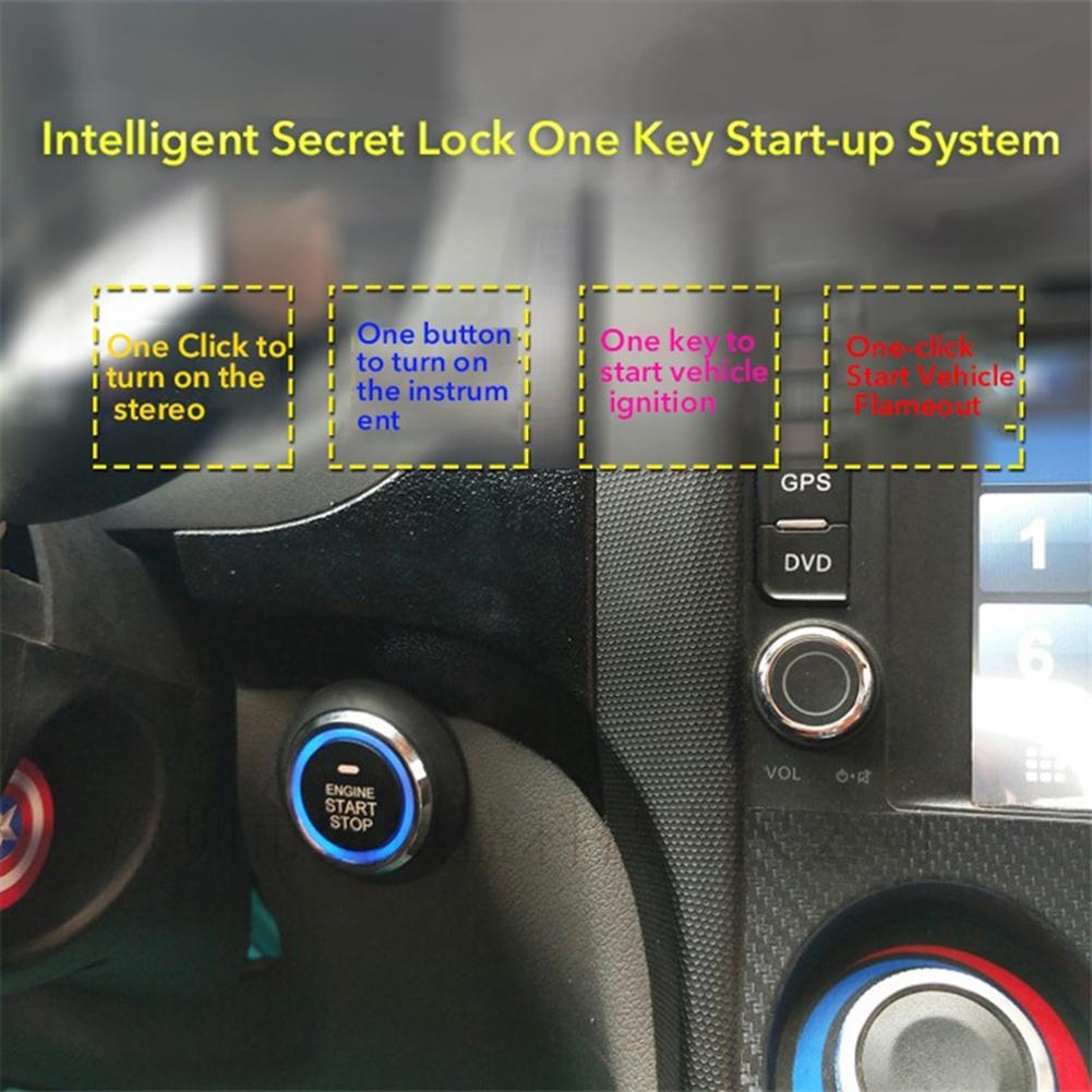 Buy 12V RFID Car Engine Start Immobilizer Keyless Security Stop Hidden ...