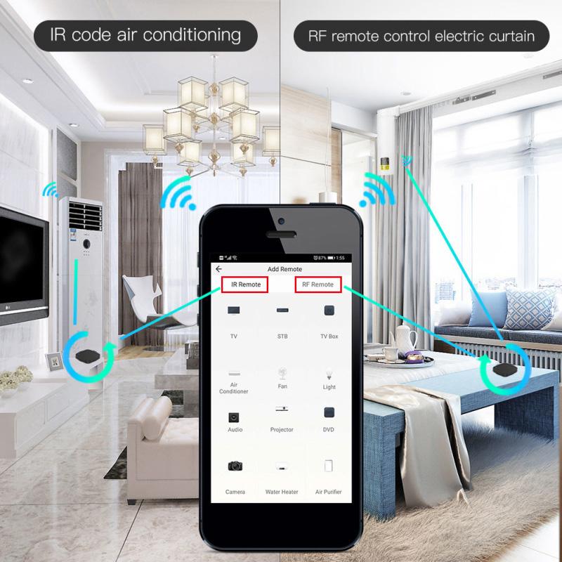 Kaufe Tuya WiFi RF + IR Universal Fernbedienung Smart Hub Controller RF Geräte | Joom