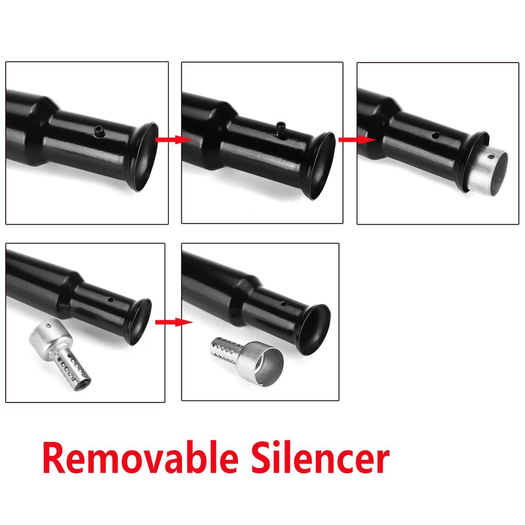 Buy Universal Motorcycle Shaker Slip On Muffler Exhaust Pipes Silencer ...