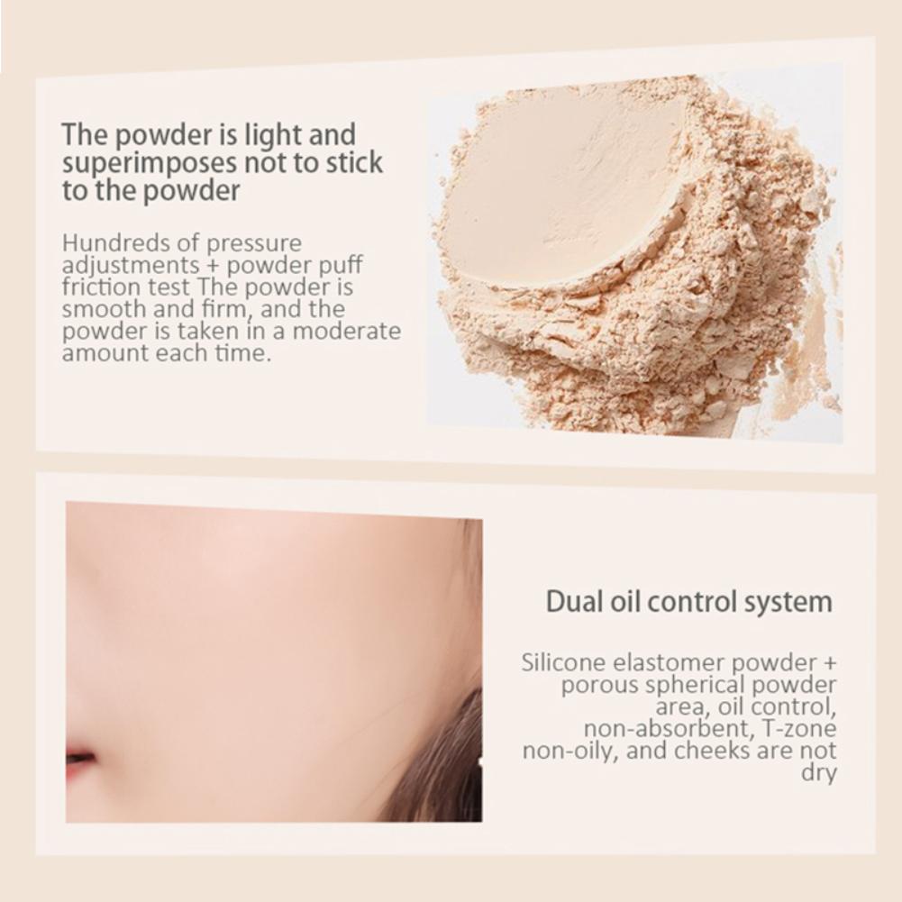Buy Loose Powder Moisturizing Oil Control Makeup Powder Brightening ...