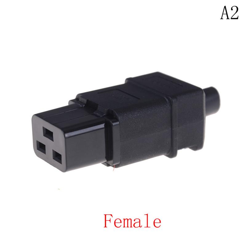 Buy Rewirable Iec C19 Connector C19 Socket Power Cord Adapter Connector ...