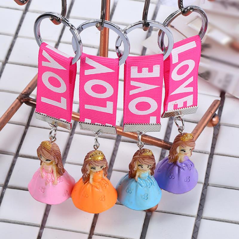 Fashion Princess Doll Fashion Keychain Key ring uygun fiyatlı satın ...