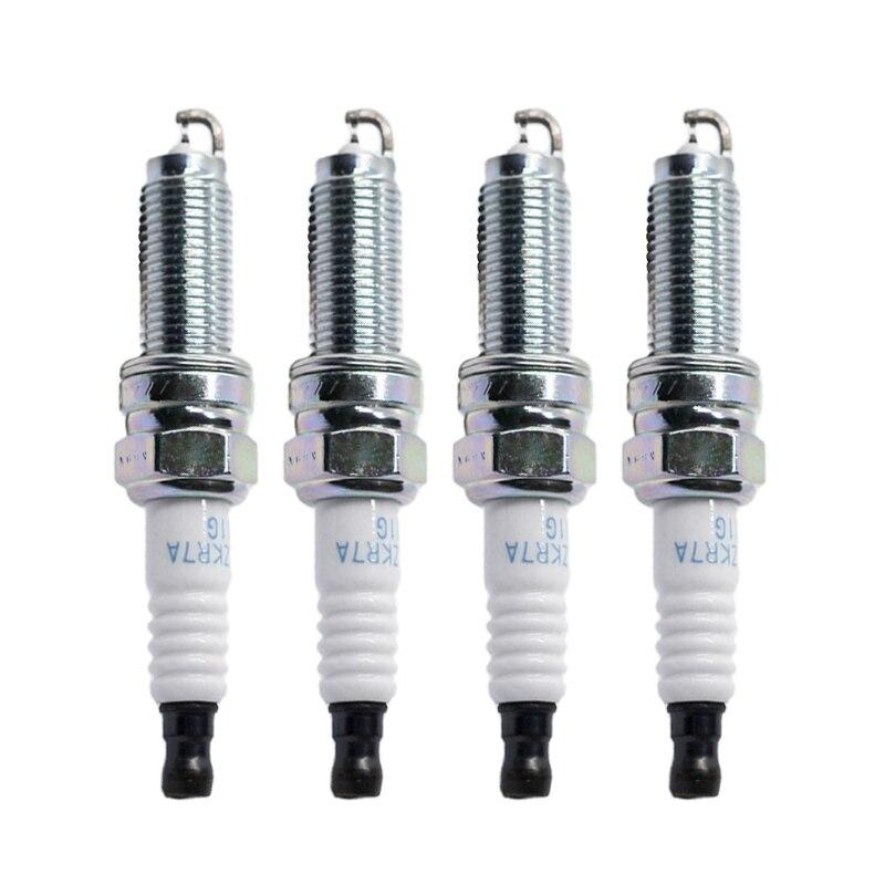 4pcs 12290 -R71 -L01 Dilzkr7a11g Dual Iridium Spark Plug for Honda ...