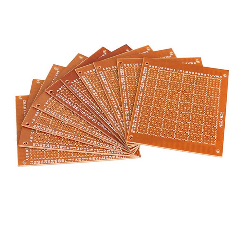 10 adet 7x9cm PCB Boş Devre Kartı Prototip Kağıt Lehim Devre Paneli ...