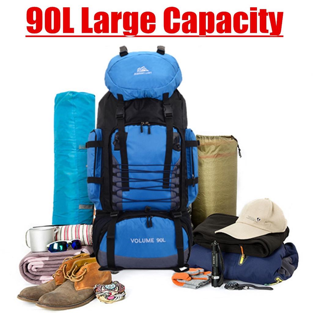 Buy 90L Trekking Rucksack Sporttasche Reiserucksack Reiserucksack ...