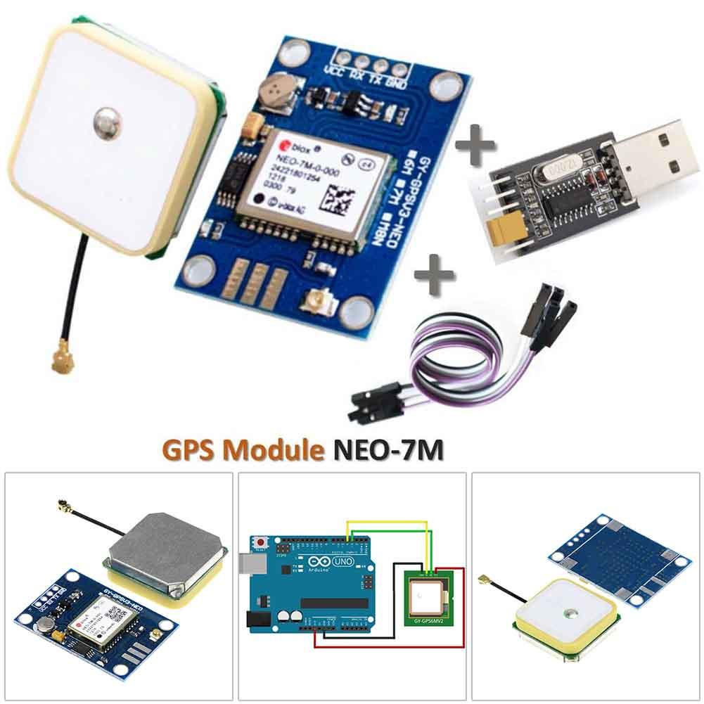 Buy GPS Module Built-in Data Memory with Antenna and USB2TTL Compatible ...