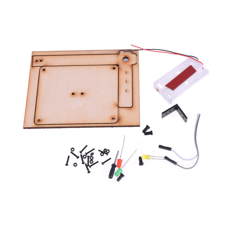 Buy Wooden DIY Traffic Signal Light Toy Kids Science Experiment ...