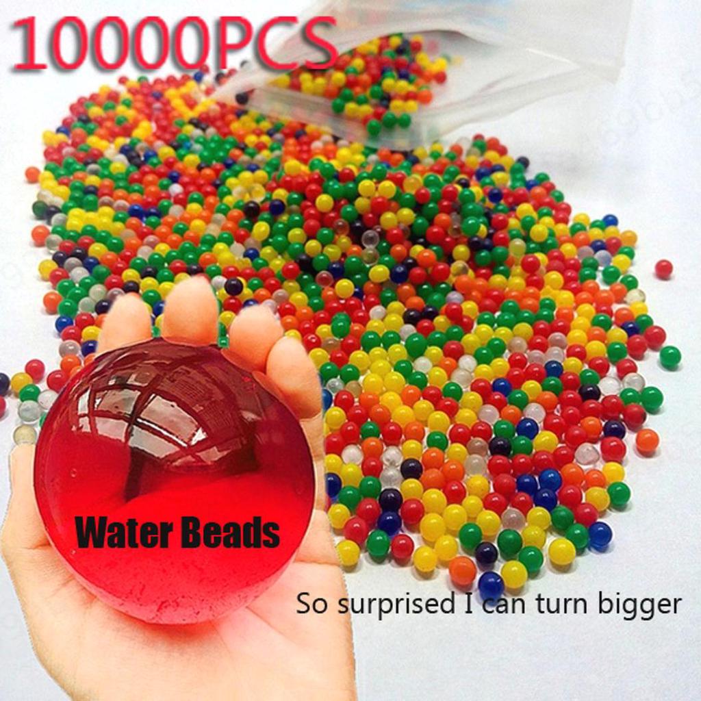 Buy 10000pcs/bag Crystal Soil Hydrogel Gel Polymer Water Beads Flower ...
