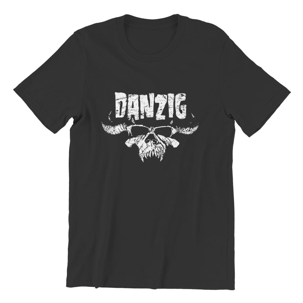 Danzig Skull Oversized 100% Casual Loose Cotton 2022 O-Neck Design Tees ...