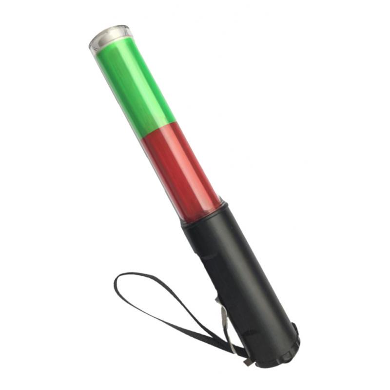 26cm 4 Mode Battery Powered Traffic Light Stick LED Safety Flashlight ...