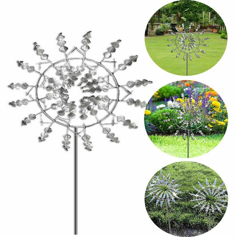 Kaufe PDTO Unique & Magical Metal Windmill Move mit den Wind Leaf ...