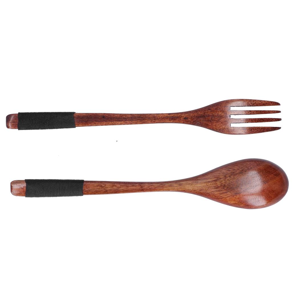 Cheap Japanese Style Cutlery Set Wooden Spoon Fork Soup Teaspoon ...