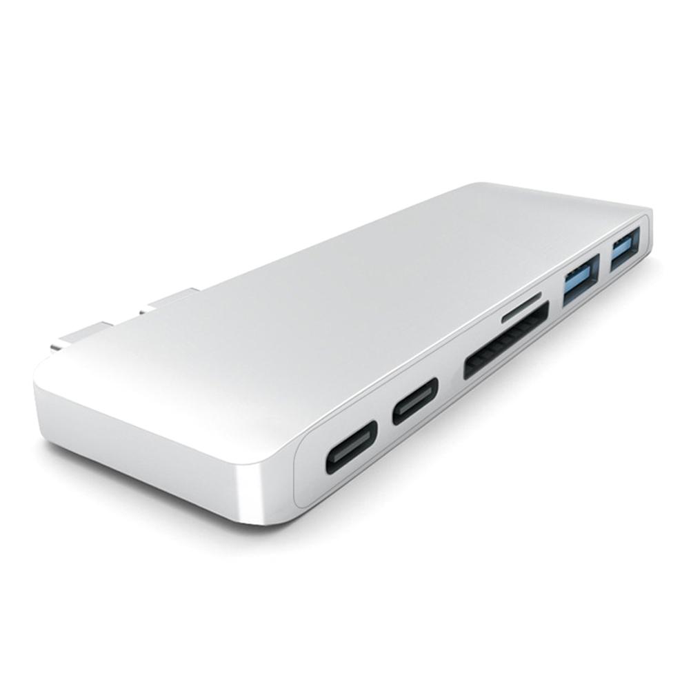 Buy 1 Pc Dual USB Hub Type-C Card Reader Compatible with Windows ...