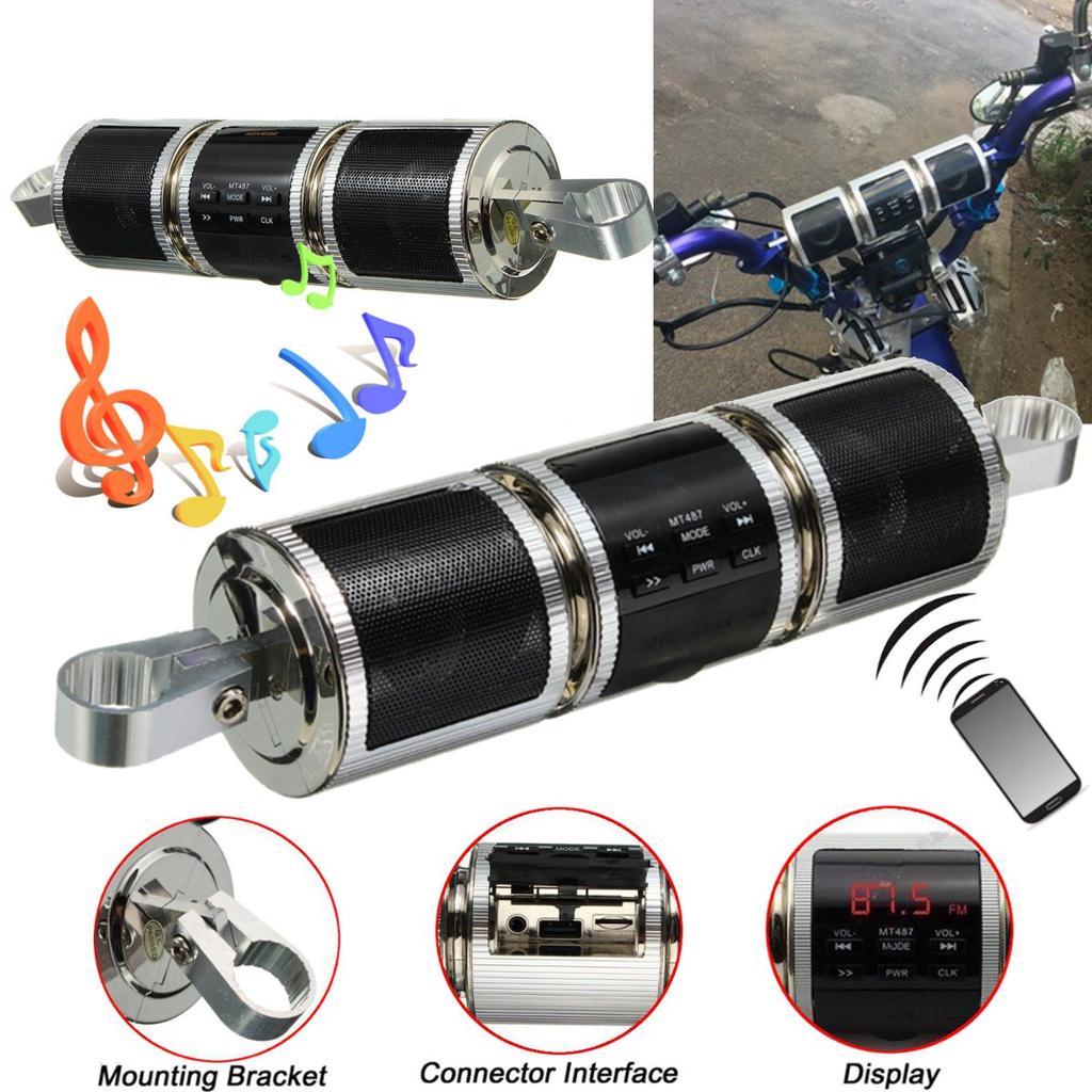 Buy Motorcycle MP3 Music Player Speakers Motorbike Bluetooth Stereo ...