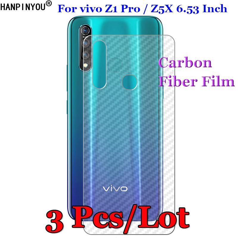 Satın alın 3 Pcs/Lot For vivo Z1 Pro Z1Pro Z5x 6.53" 3D Carbon Fiber Back Film Screen Protector ...