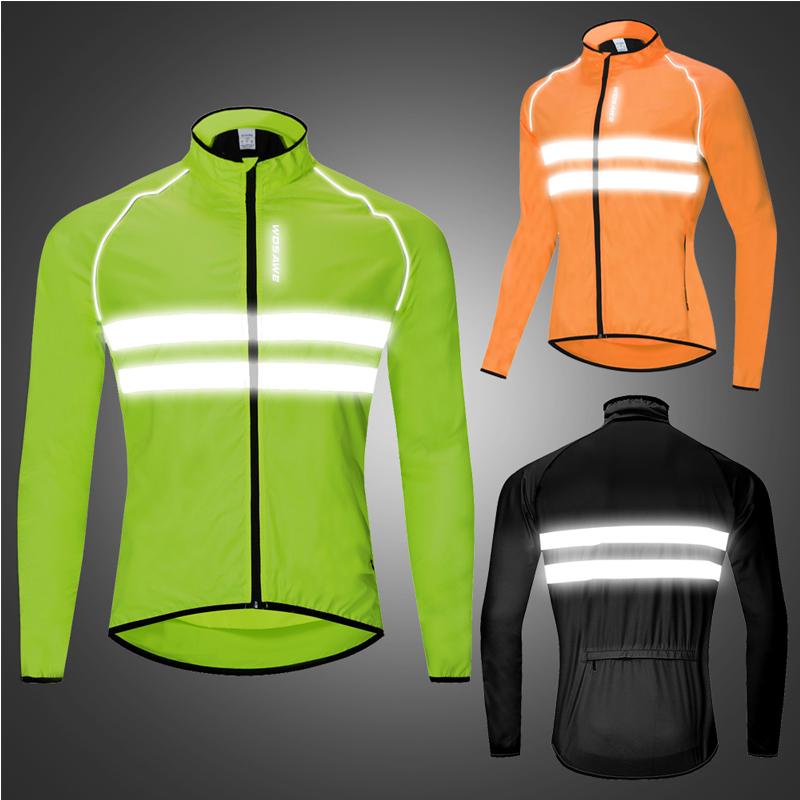 Buy Men's Cycling Jacket MTB Bike Long Sleeve Jersey Reflective ...