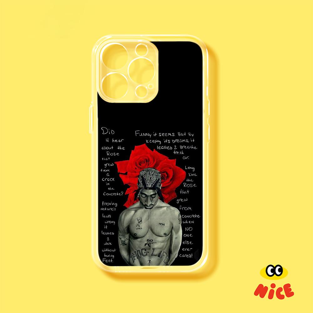 Buy 2Pac Tupac Shakur Rapper Hiphop Transparent Phone Case Cover For ...