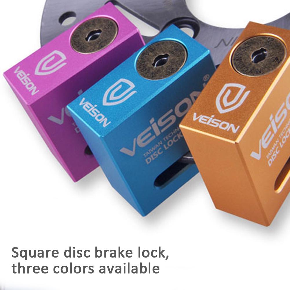 Buy VEISON Motorcycle Lock Intelligent Control Alarm Disc Brake Lock ...
