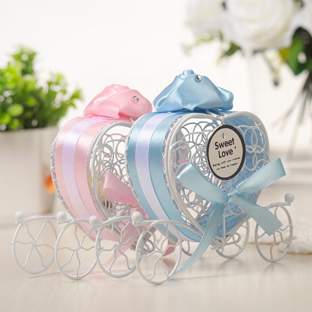 [MX] 1pc New Candy Boxes Romantic Carriage Sweets Chocolate Box Wedding ...